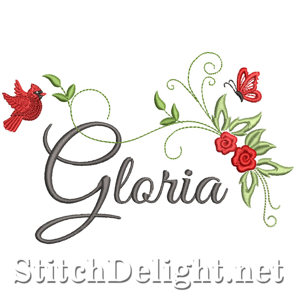 Gloria Name Design